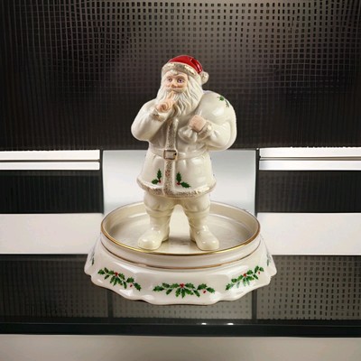 Lenox 2013 Holiday Shh.. Santa Figurine 7.25" H, With Red Hat & Sack ...