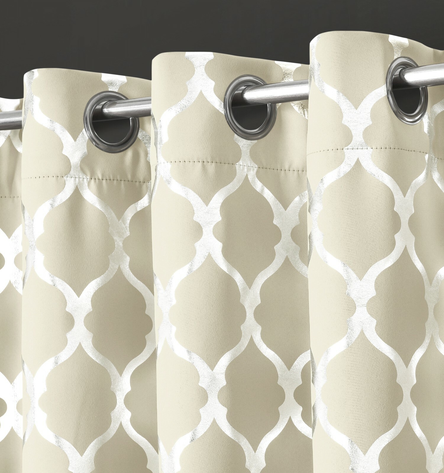 Thermal Insulated Sun Block Out Curtain Pair Ready Made Eyelet Ring Top ...