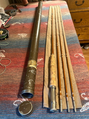 Rods - Vintage Montague Bamboo Fly Rod