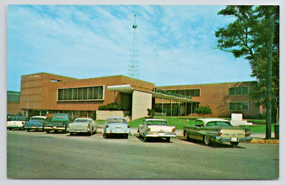 Cordele GA Crisp County Court House Vintage Georgia Postcard Old Cars ...