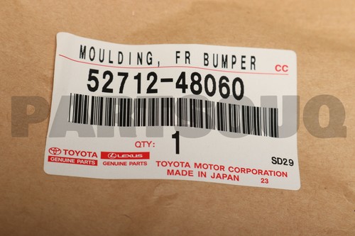 5271248060 Genuine Toyota MOULDING FR BUMPER 52712-48060 | eBay