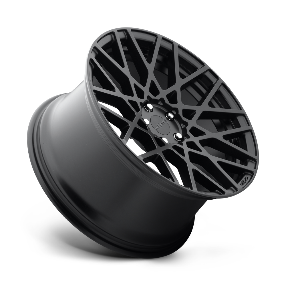 Rotiform R112 BLQ Matte Black Wheel Rim 18x8.5 +38 Offset 5x114.3 5x4.5 ...