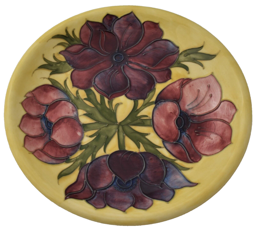 Fabulous Vintage Moorcroft Pottery Plate With Floral Flower Design ...