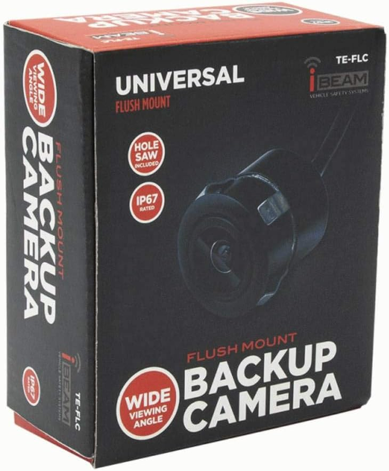 Ibeam TE-FLC Flush Mount Backup Camera with Metal Housing 841631128202 | eBay