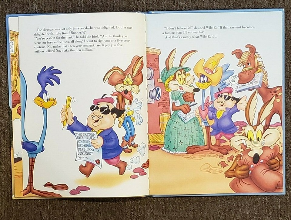 Vintage Road Runner & Wile E. Coyote In Coyote Capers Book 1990 WB ...