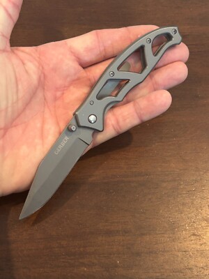 Gerber Paraframe I Knife Frame Lock Fine Edge Blade A21PF | eBay