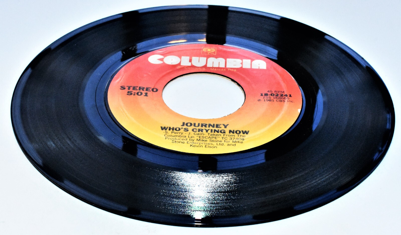 Journey Who's Crying Now / Mother, Father 1981 Columbia 02241 Rock ...