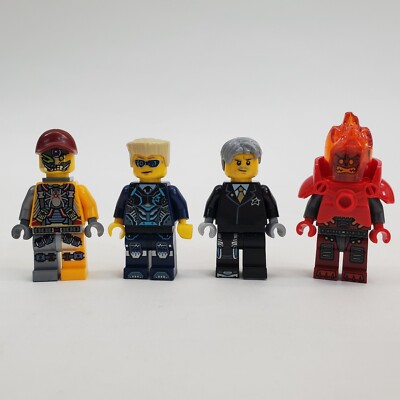 LEGO Ultra Agents Spyclops Solomon Blaze Agent Trey Infearno uagt019-20 ...