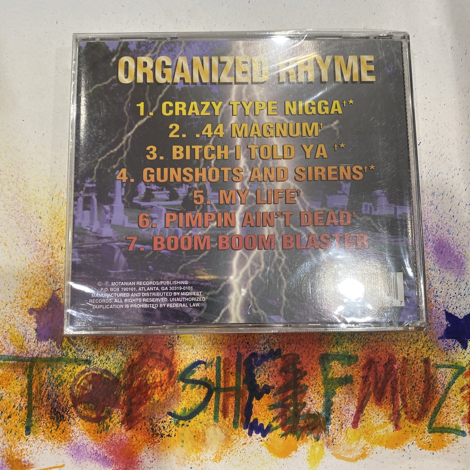 Organized Rhyme ‎"Can’t Be Nice" 1998 New! G-FUNK, Shreveport LA ...