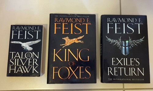 3 x Raymond E.Feist 1st Edition King of Foxes, Exiles Return Hardcover ...