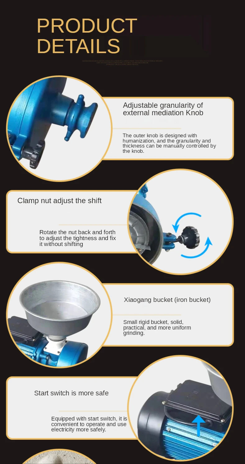 Wet and Dry Milling Machine Mill Head Pulveriser Home Milling Machine ...