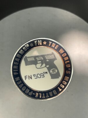 FN The World's Most Battle-Proven Firearms Hat Lapel Pin FN 509 | eBay