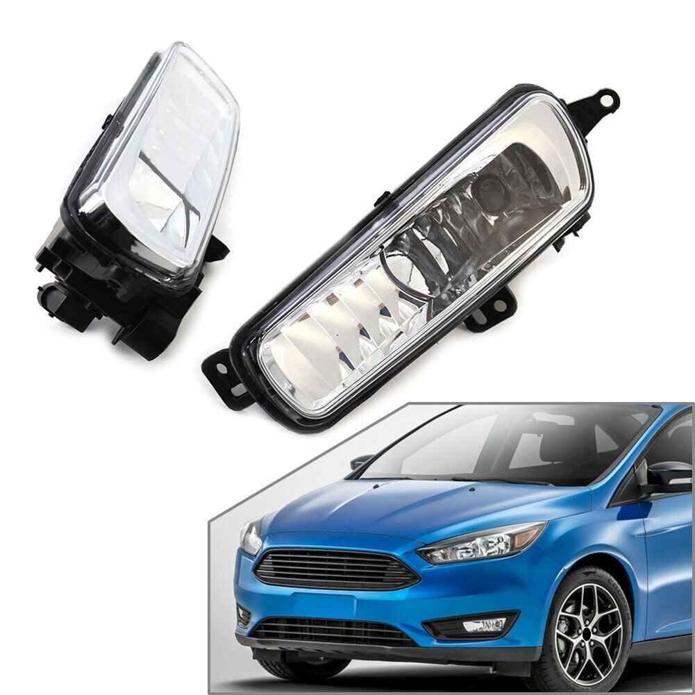 1 Pair For Ford Focus 2014-2018 F1EB-15A254-AB Front Fog Light Lamp ...