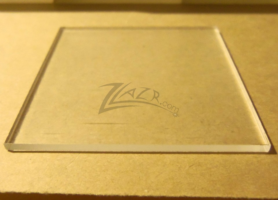 100 1"x1"x1/16" Clear Acrylic Squares Custom Shape Plexiglass Plastic ...