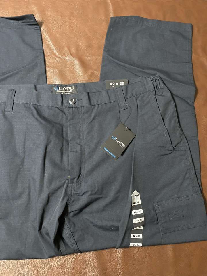 LAPG Men's Core Cargo Tactical Pants, Lightweight & Durable Ripstop ...