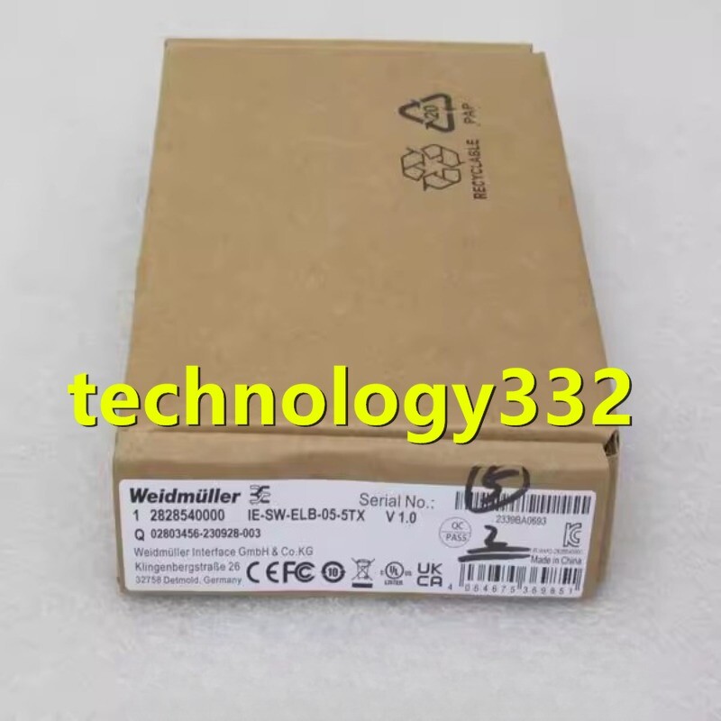 1PC NEW Weldmuller Switch IE-SW-ELB-05-5TX 2828540000 #LM | eBay