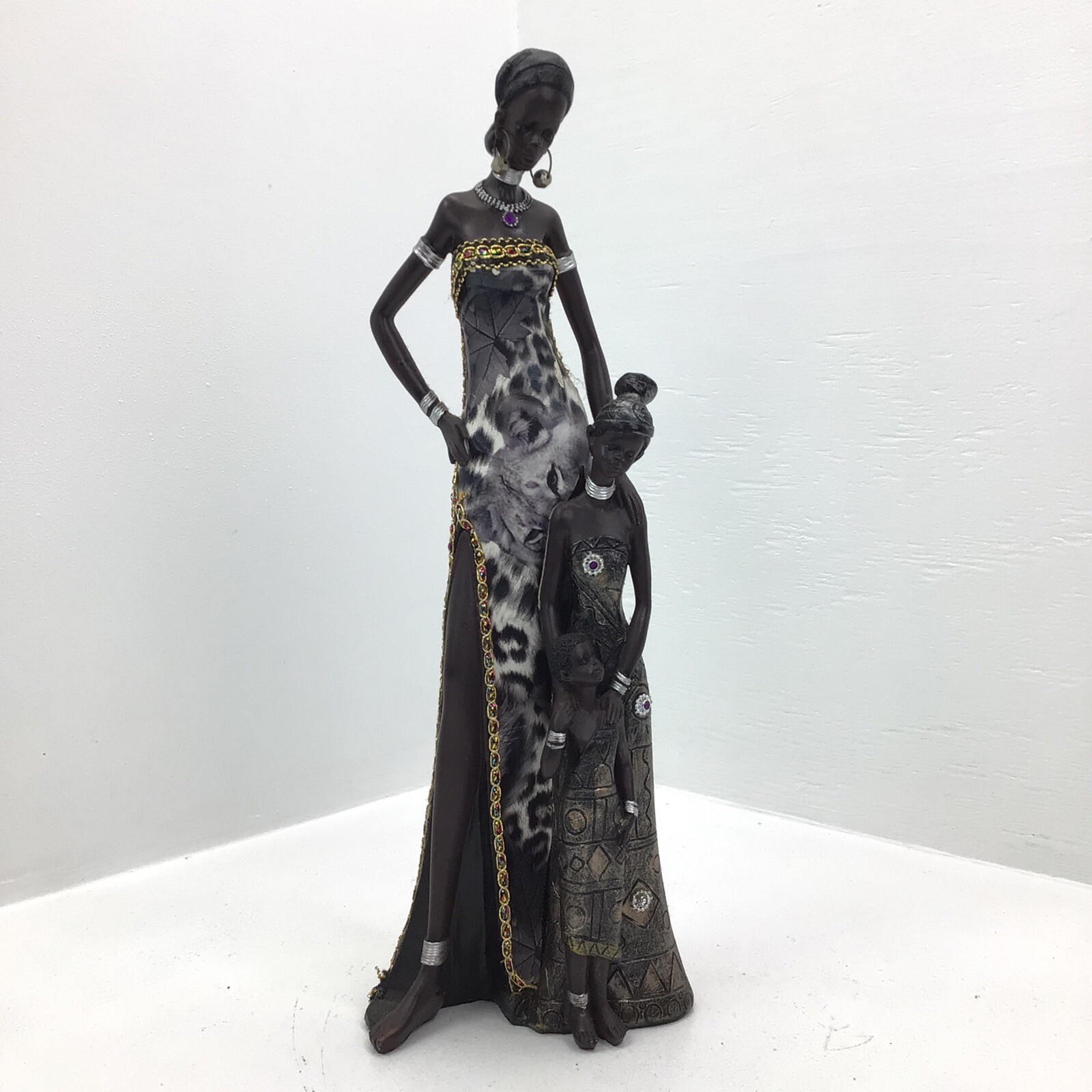 Essential Decor & Beyond 16.5" African Figure Mother and Children ...