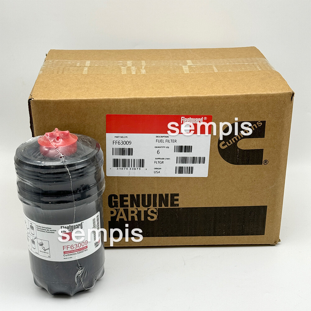 6X Fuel Filter Fleetguard FF63009 Replaces Cummins Engine Part 5303743 ...