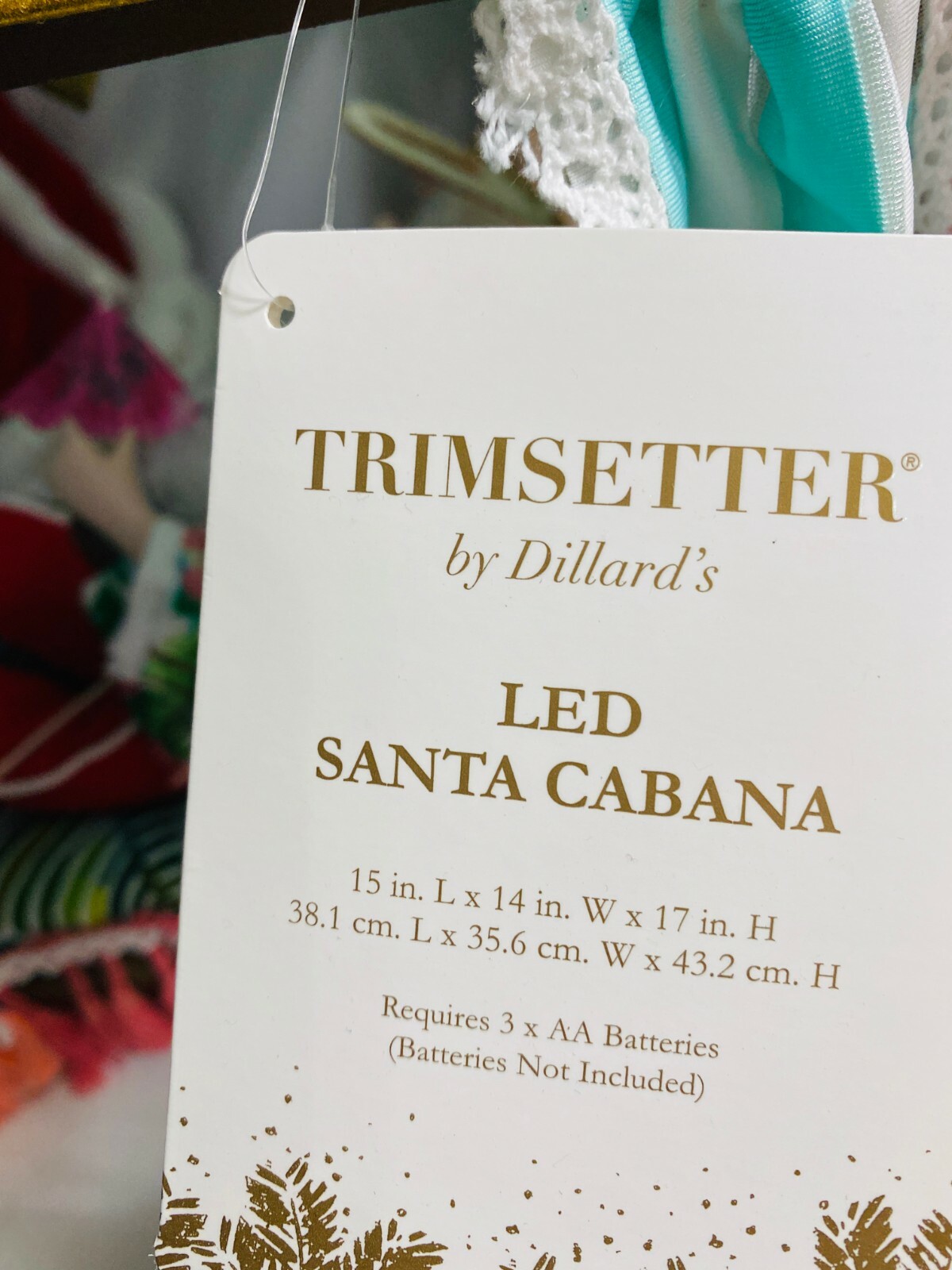 CABANA RELAXIN SANTA LED LIGHT UP DISPLAY BY DILLARDS TRIMSETTER NEW | eBay