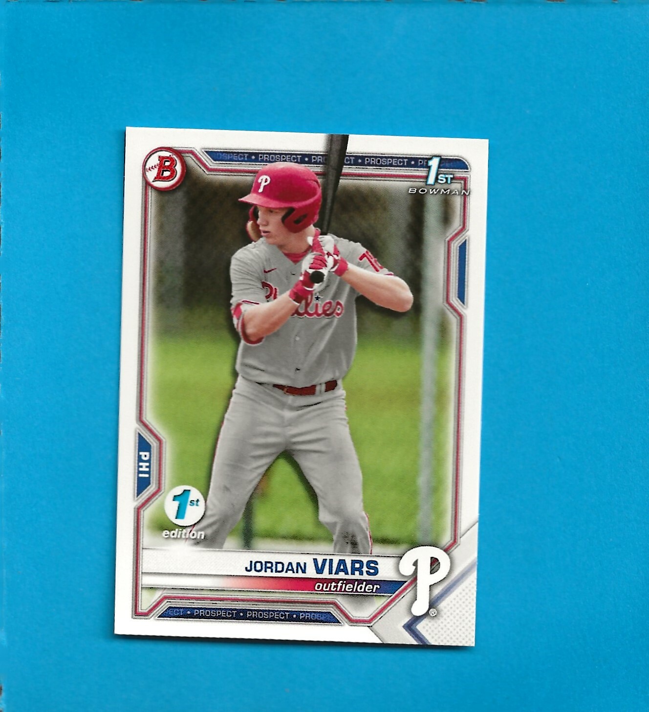 2021 Bowman 1st Edition Jordan Viars BD-132 Philadelphia Phillies | eBay