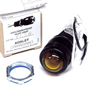 NIB ADALET XLSA EXPLOSION PROOF PILOT LIGHT 6W, 120V, 6S6 LAMP | eBay