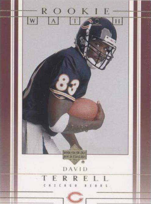 2001 Upper Deck - Rookie Watch David Terrell #203 Gold /50 for sale ...