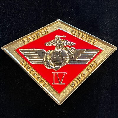 Fourth Marine Aircraft Wing FMF Commanding General Challenge Coin | eBay