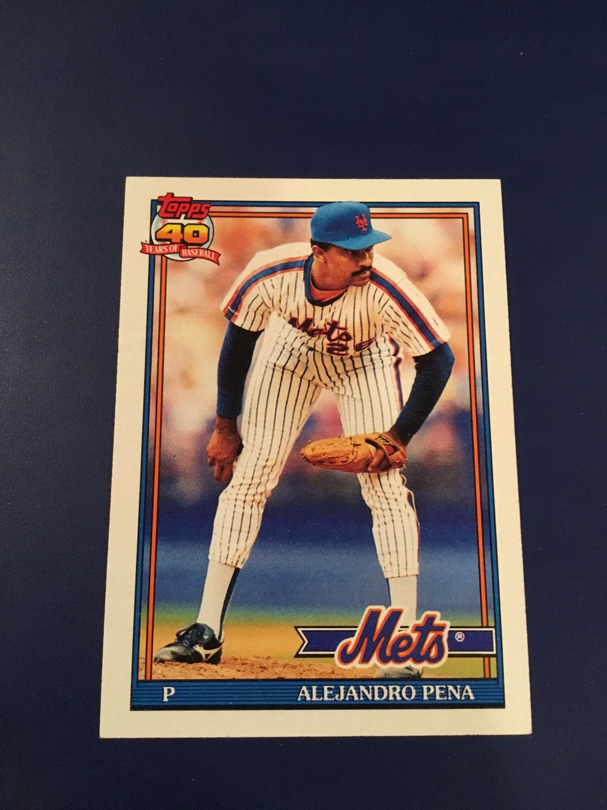1991 Topps # 544 ALEJANDRO PENA New York Mets Great Card! | eBay