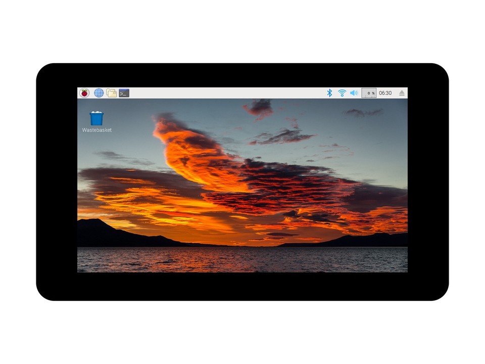 Waveshare 7in Touch Display Kit Raspberry Pi Zero IPS Display 1024x600 ...