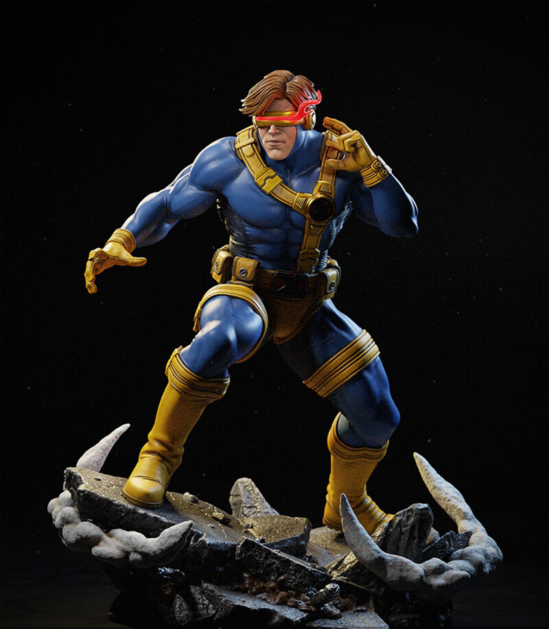 1/6 31CM 2Heads Cyclops 3D Printing GK Figure Model Kit Unpainted ...