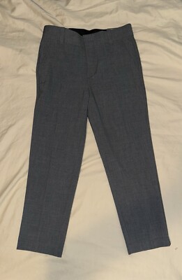 Van Heusen Boys Husky Flex Gray Pants Size 8 Husky | eBay