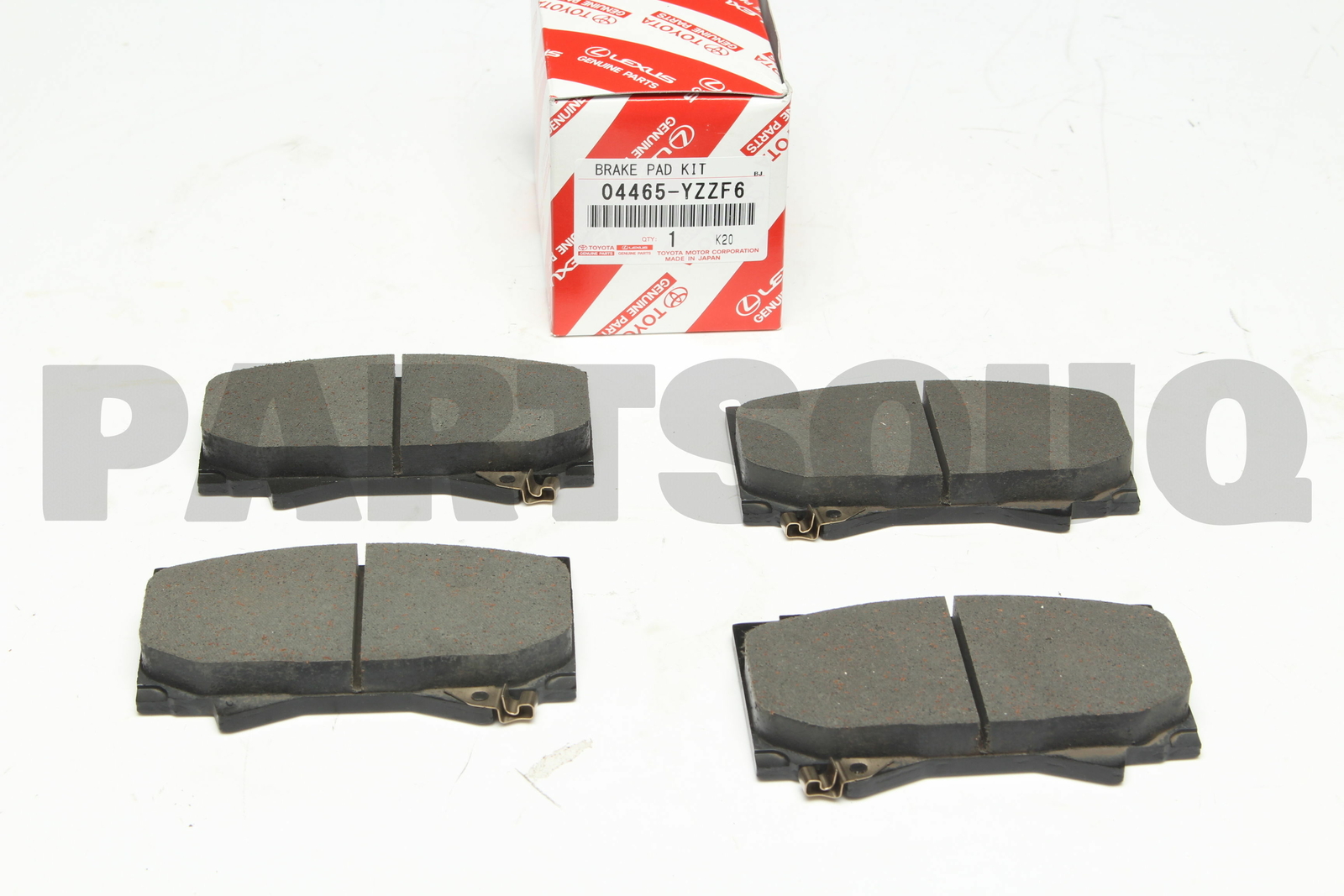 04465YZZF6 Genuine Toyota BRAKE PAD KIT 04465-YZZF6 | eBay