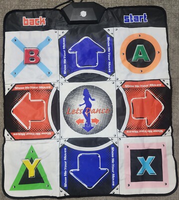 Pelican Universal Dance Pad Mat PS2 Xbox GameCube DDR Revolution Lets ...