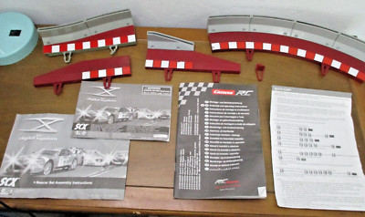 SCX Slot Car~ Lot of Boarder Pieces and Manuals ~1/32 ~Digital Race Car ...