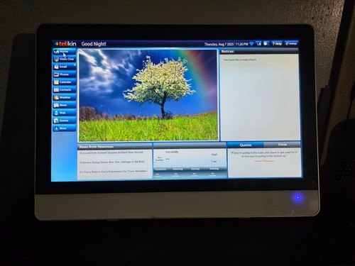 TELIKIN A220T ELITE SILVER 22” TOUCHSCREEN COMPUTER. SENIORS | eBay