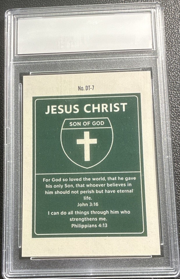 Custom Jesus Christ Gold Downtown 2025 Art Card In Slab | eBay