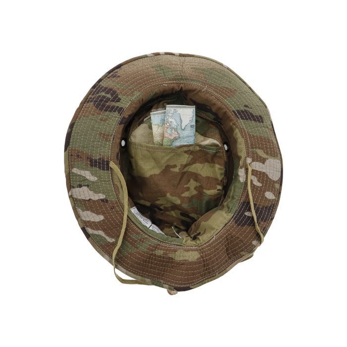 BRIGADEQM US ARMY BUCKET HAT OCP CAMO HOT WEATHER SUN BOONIE HAT SIZE L ...