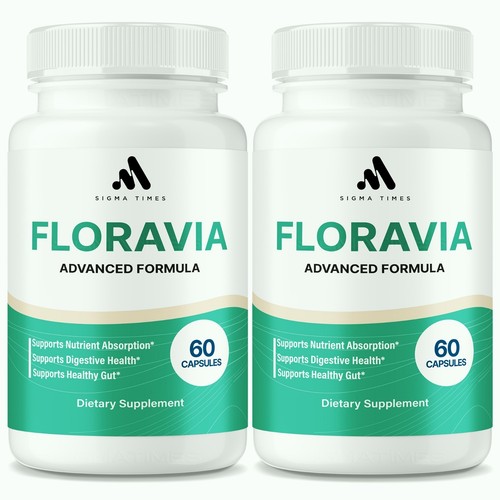 Floravia Supplement, All-Natural Detox Formula for Healthy Digestion ...