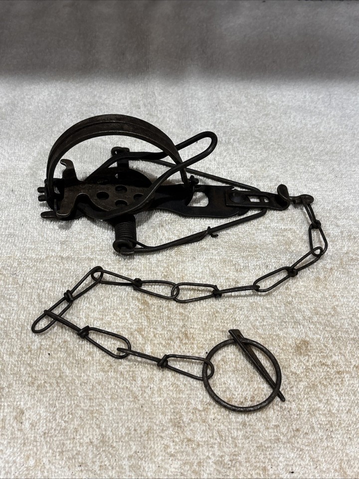 Vintage Briddell Escape Proof 7 Hole Trap Trapping Newhouse Sargent | eBay