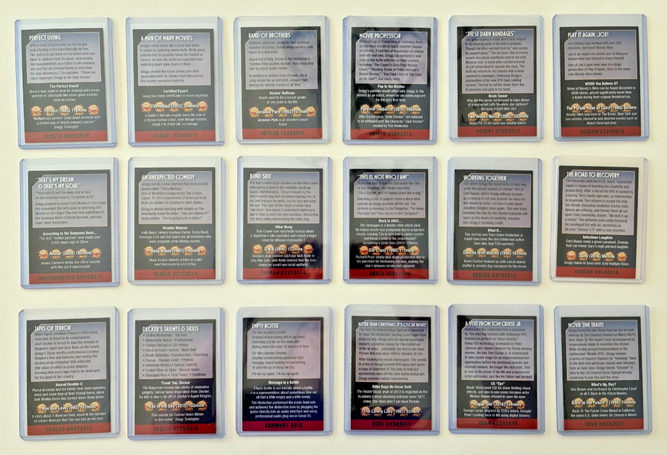 On Cinema at the Cinema trading card lot of 59 total cards | eBay