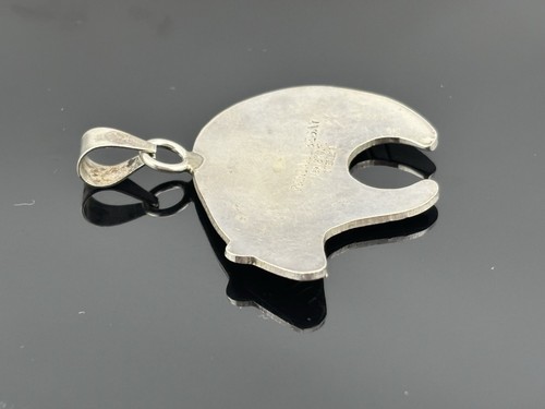 Navajo Randall Begay Signed Sterling Silver & 1/20 12K Gold Filled Bear ...