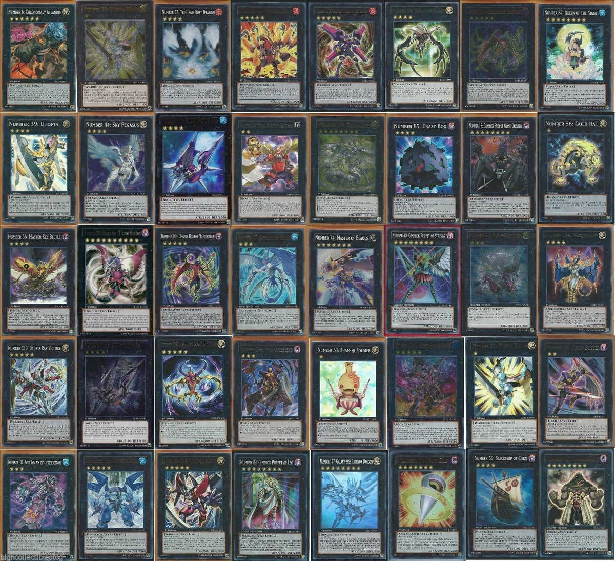 Yugioh Xyz Monsters Number 1
