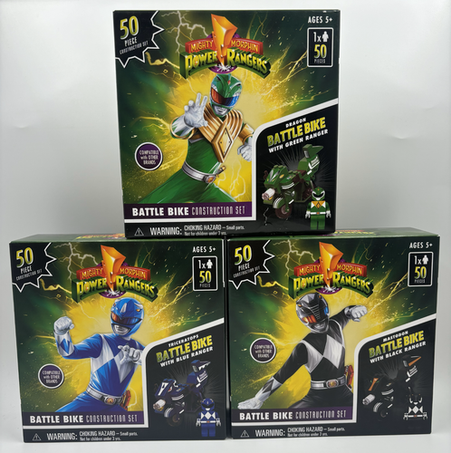 "LEGO" blocks Power Rangers bundle: Green, Blue, & Black | eBay
