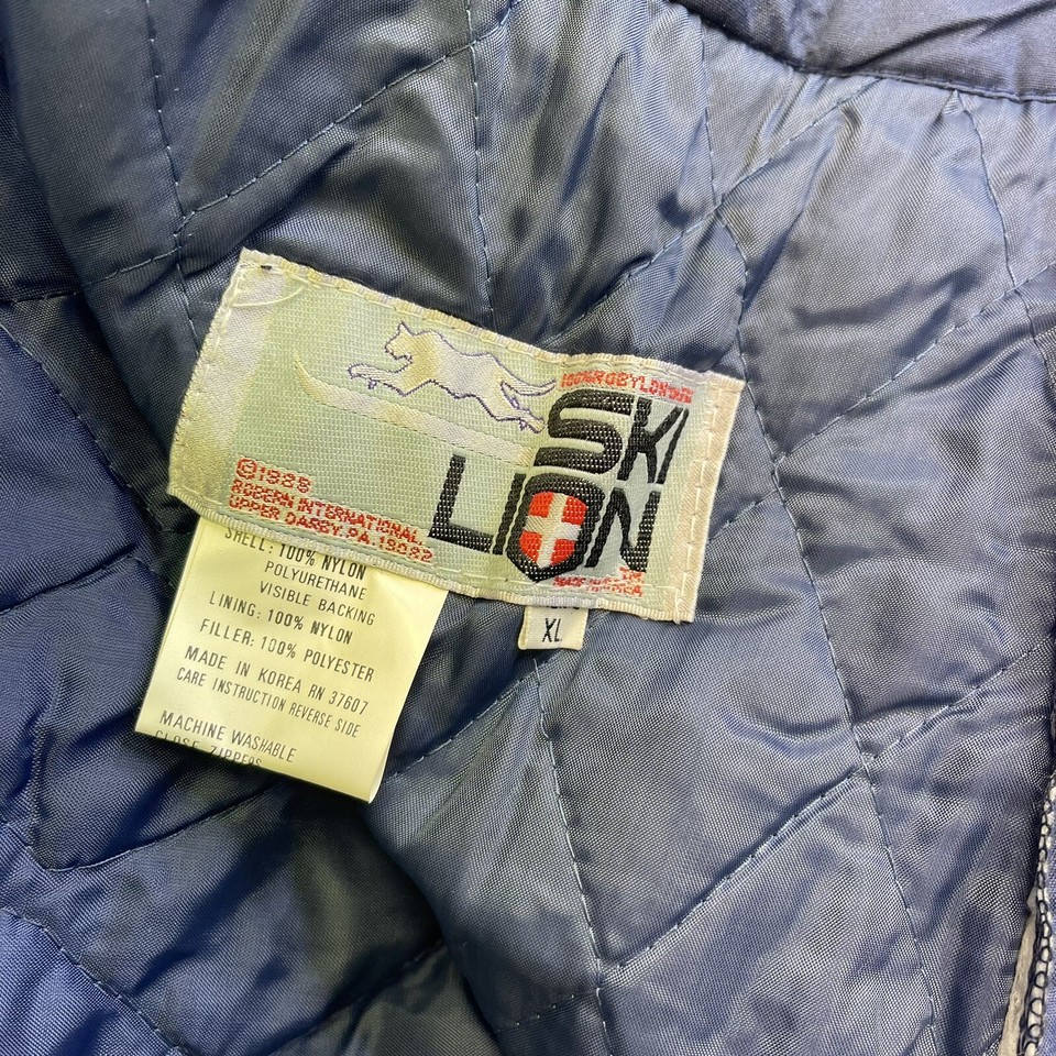 Snow Lion Men's or Women’s XL Blue Nylon Ski Snow Winter Pants ...