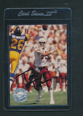 1991 Pro Set Platinum #256 Tom Tupa Cardinals Signed Auto *B9937 | eBay