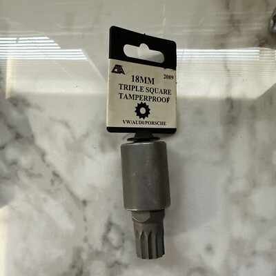 18 Mm triple Square Tamperproof Bit / Sockets - VW AUDI PORCHE ...