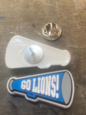 Detroit Lions 2 shoe charm pins | eBay