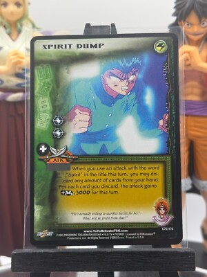 Yu Yu Hakusho TCG 3 Spirit Dump C76 Ghost Files Unlimited Common! | eBay