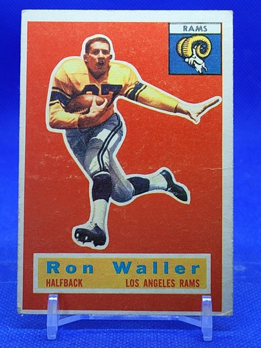 1956 Topps Football Ron Waller #102 VG Crease | eBay