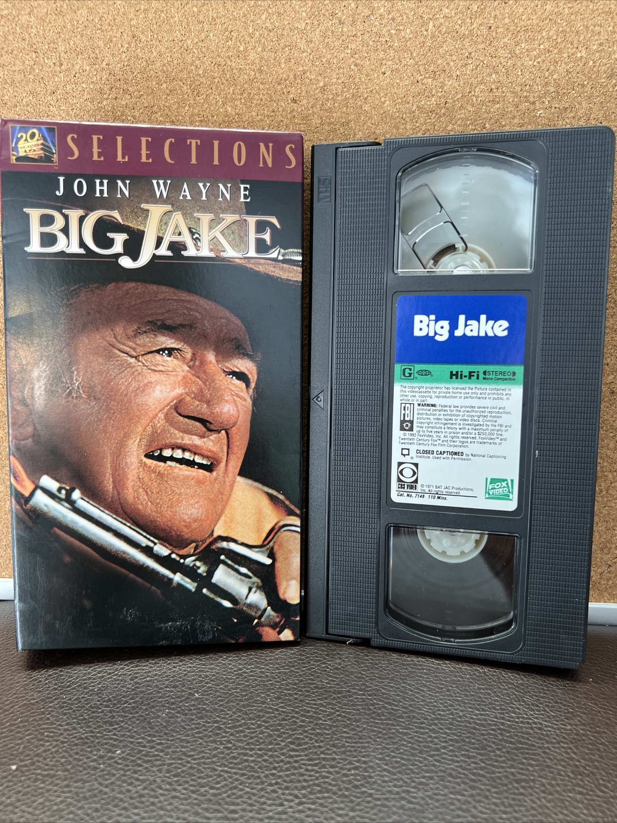 BIG JAKE VHS 20th Century Fox Selections John Wayne Western 86162714931 ...
